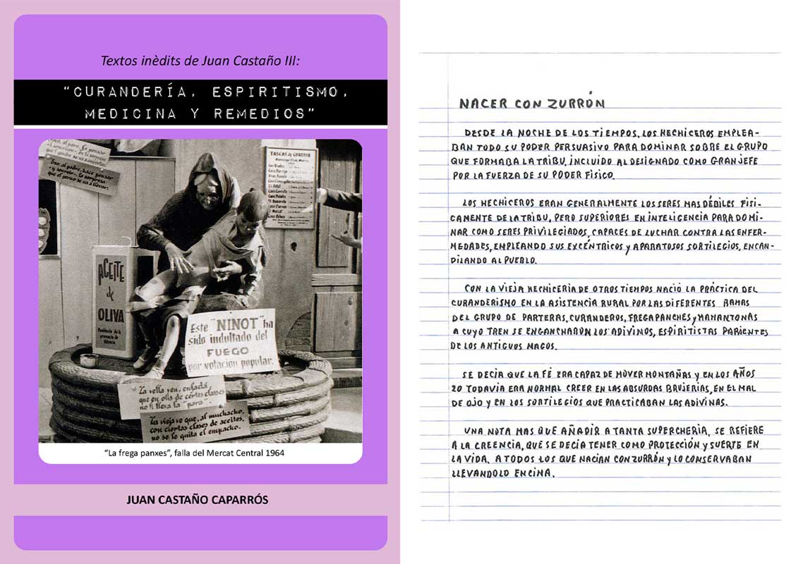 Textos inèdits de Juan Castaño III: «Curandería, espiritismo, medicina ...